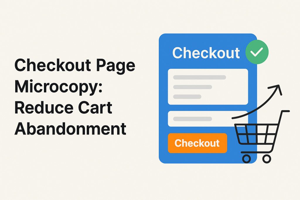 Checkout Page Microcopy: Reduce Cart Abandonment - UI Content