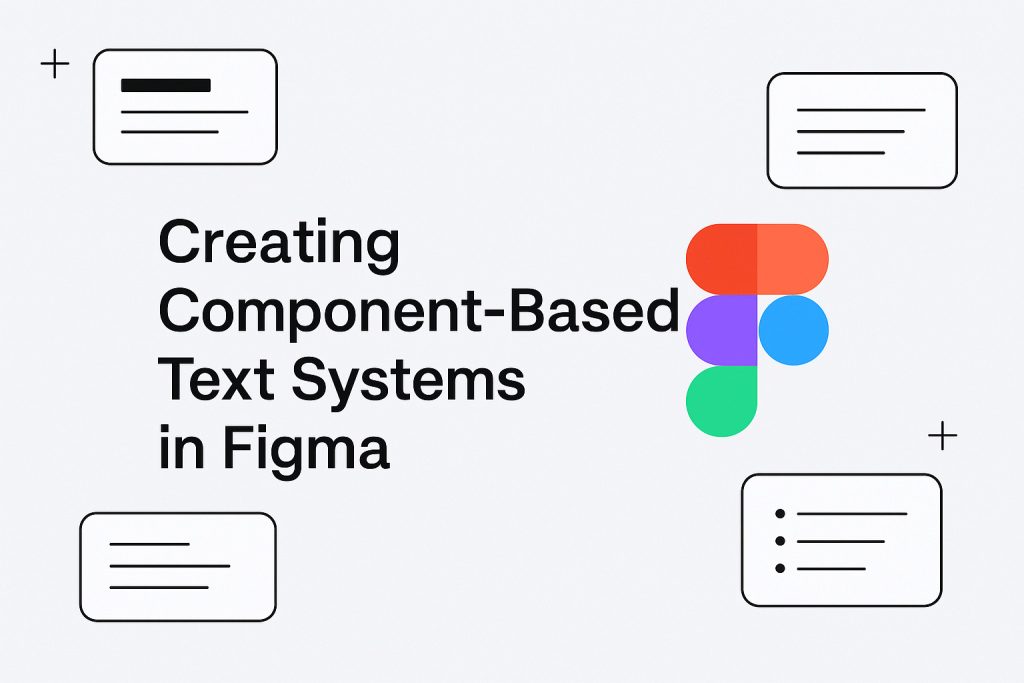 Creating Component-Based Text Systems in Figma: A Practical Approach - UI Content