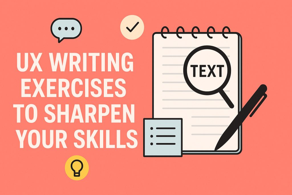 UX Writing Exercises to Sharpen Your Skills - UI Content